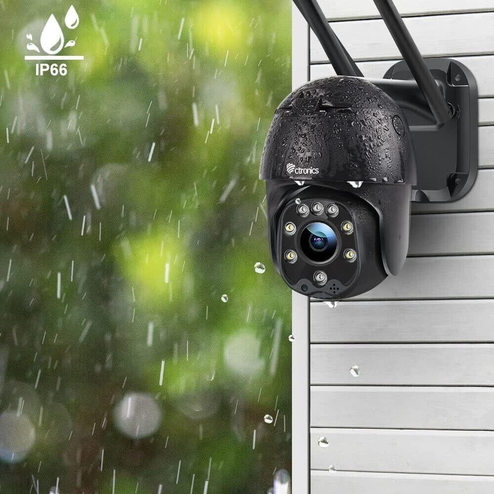 Ctronics 285C-B - Überwachungskamera Aussen WLAN, Ctronics Dome IP Kam ...
